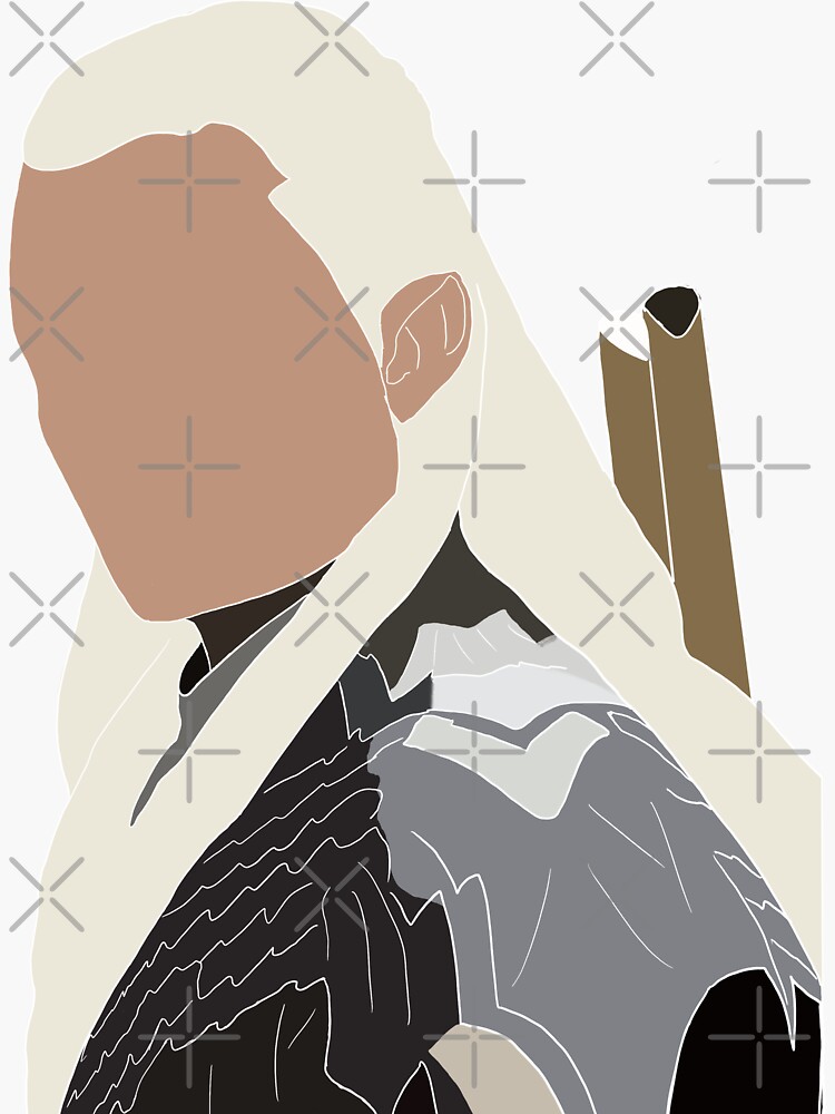 "Legolas" Sticker for Sale by KatePeterson07 | Redbubble