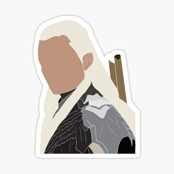 "Legolas" Sticker for Sale by KatePeterson07 | Redbubble