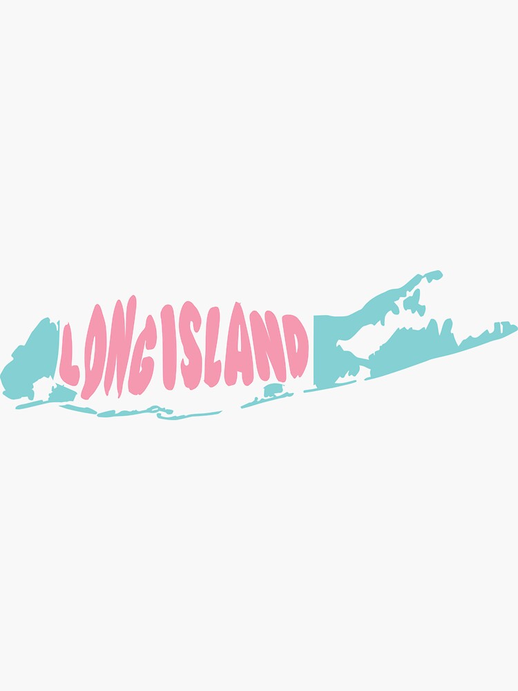 "Long Island" Sticker for Sale by 1natalierose | Redbubble