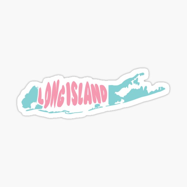 "Long Island" Sticker for Sale by 1natalierose | Redbubble