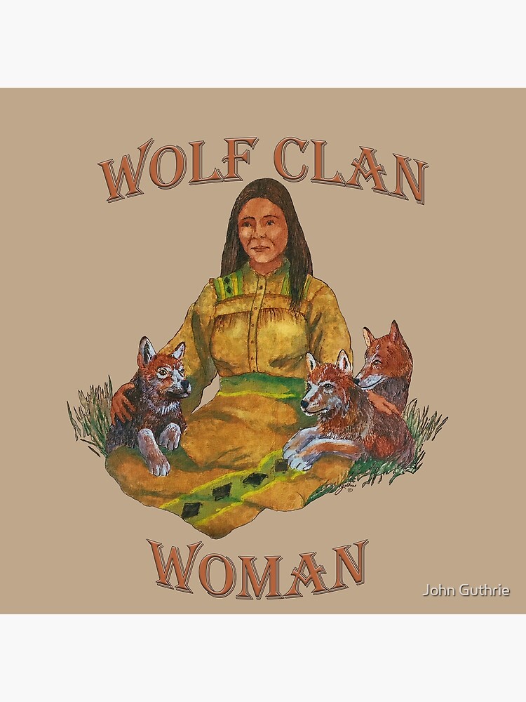 Póster «Mujer del Clan Lobo» de awohali | Redbubble