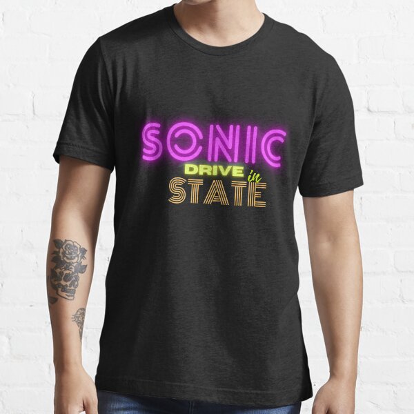 "sonic drive in state" T-shirt for Sale by Rodayna | Redbubble | sonic ...