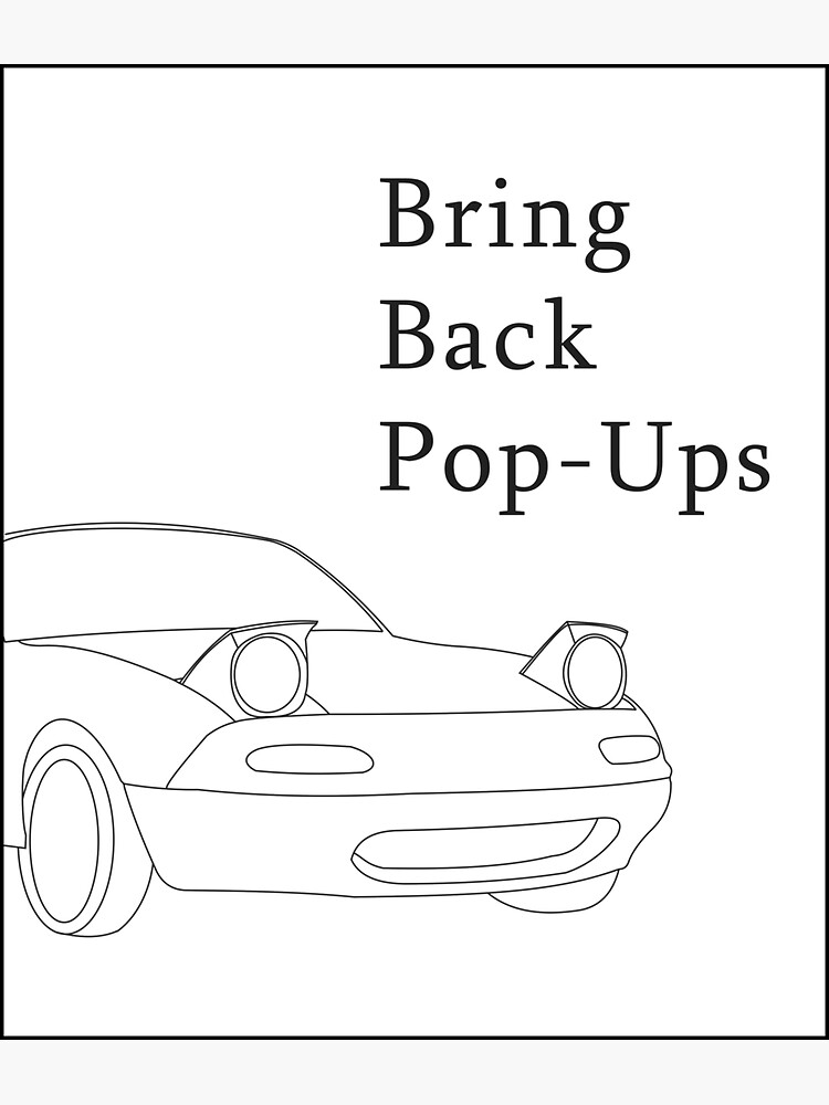 "Bring Back Pop-Ups" Sticker for Sale by joshua-p | Redbubble