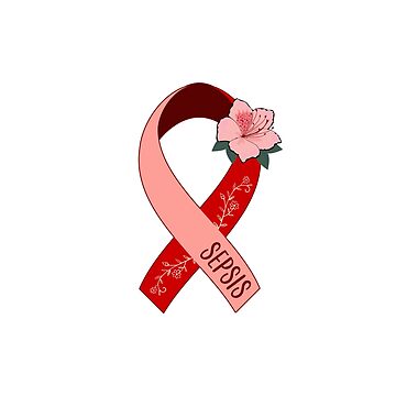 "Sepsis Awareness, Sepsis Ribbon" Sticker for Sale by AnsDesigns ...