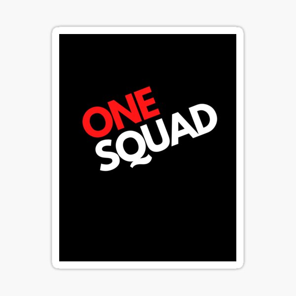 "ONE SQUAD, ONE MAN, ALONE, SURVIVOR" Sticker for Sale by cruxibleo ...