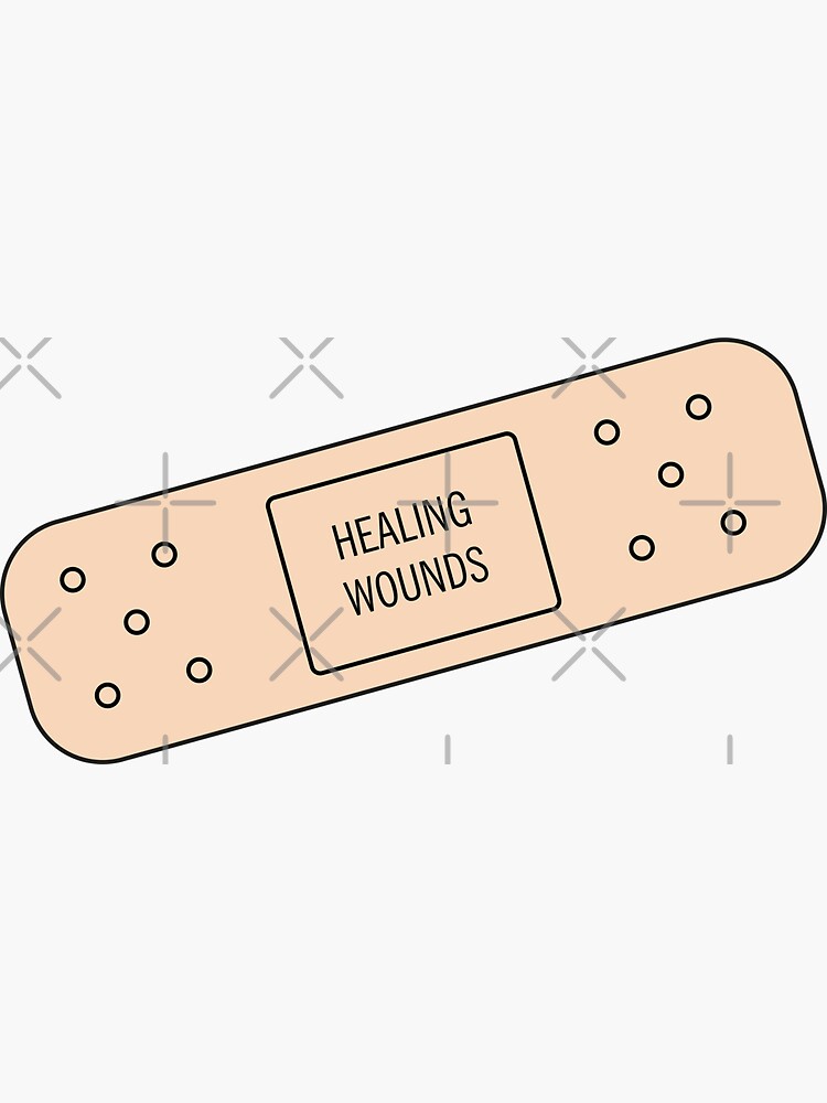 "healing wounds" Sticker by Atsuwu | Redbubble