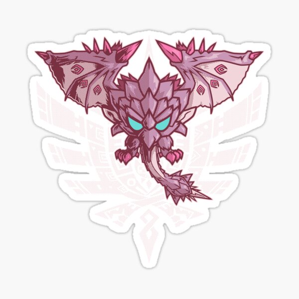 "Pink Rathian | Monster Hunter" Sticker for Sale by YhaniDoriasArts ...