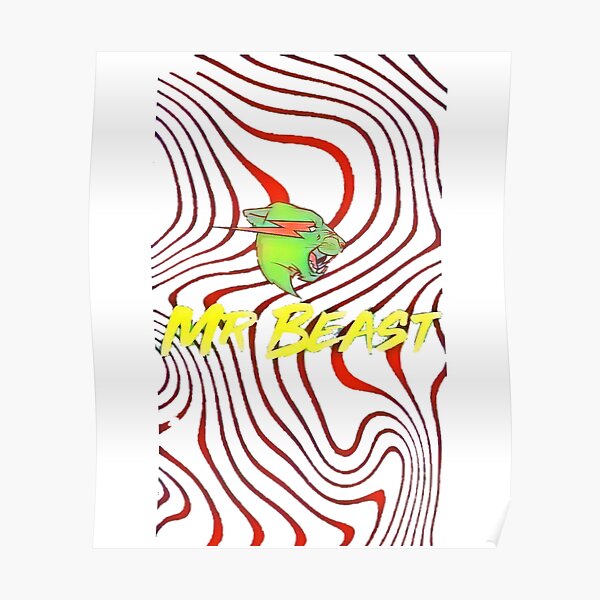 Mr Beast Signed Posters | Redbubble