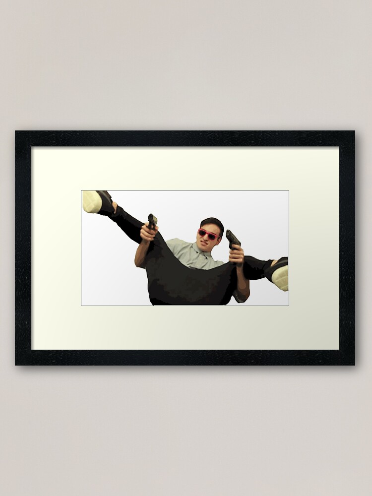 "Filthy Frank Guns" Framed Art Print for Sale by SkyCustoms | Redbubble