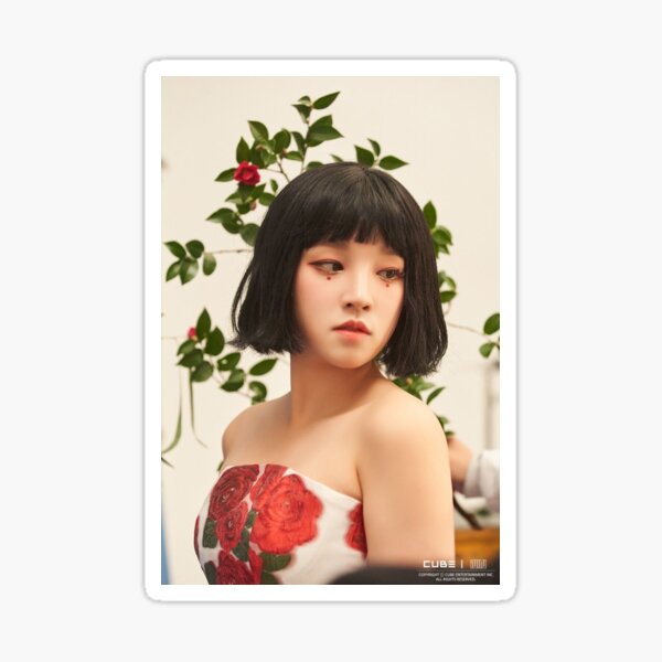 "(G)I-DLE Yuqi HWAA" Sticker for Sale by adoseofyuqi | Redbubble