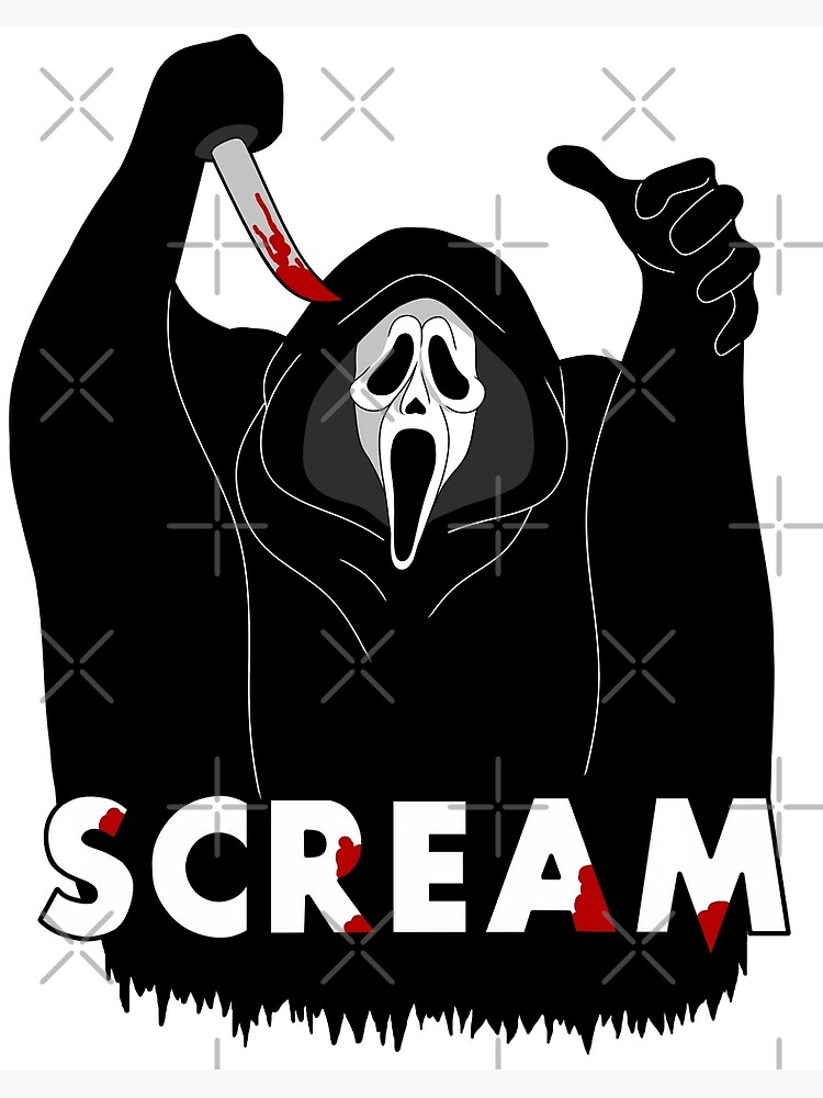 "Ghostface - Scream" Poster for Sale by Levi Zammit | Redbubble
