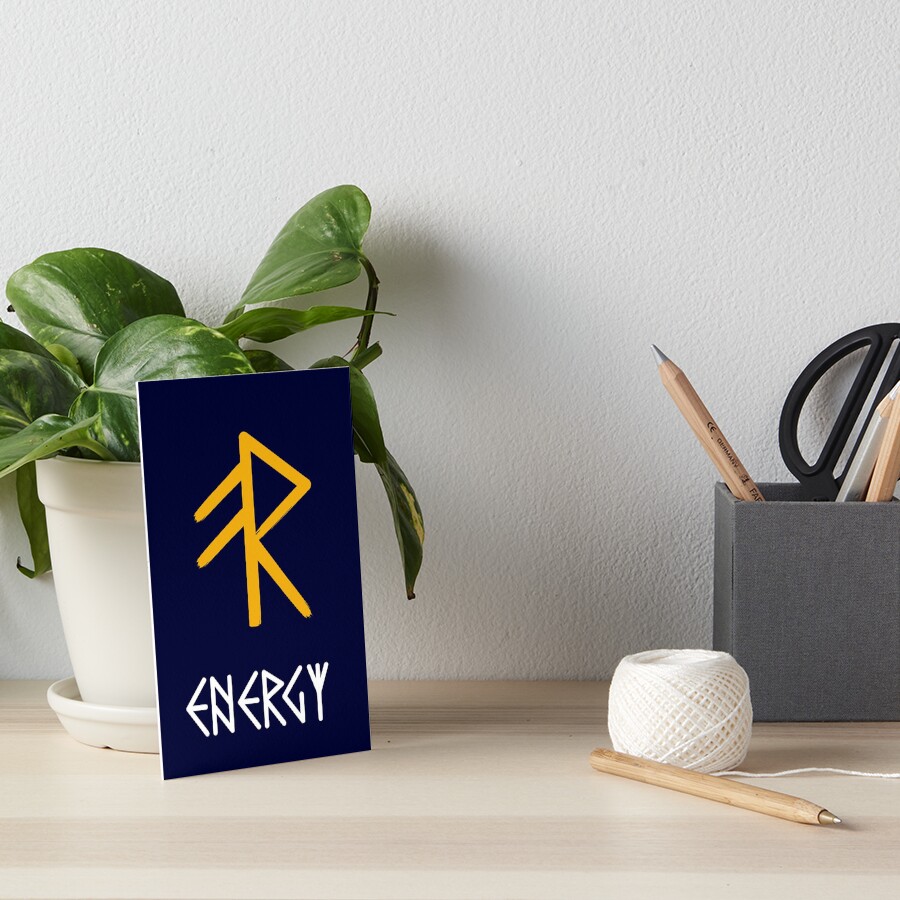 "Viking Energy Rune" Art Board Print by neon-light | Redbubble
