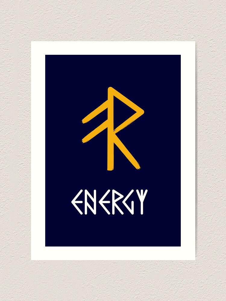 "Viking Energy Rune" Art Print for Sale by neon-light | Redbubble