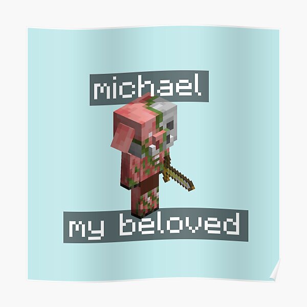 "Michael My Beloved (Dream SMP)" Poster for Sale by artsydoodles ...