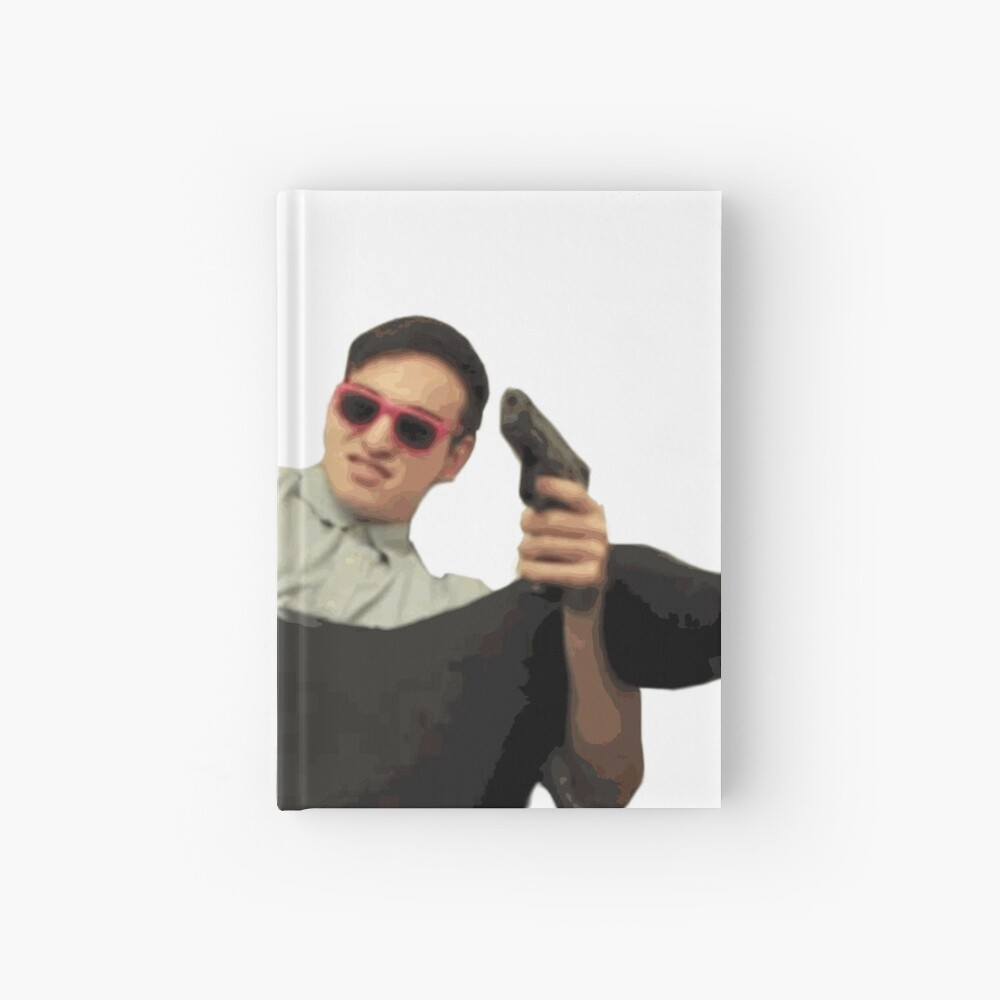 "Filthy Frank Guns" Hardcover Journal for Sale by SkyCustoms | Redbubble
