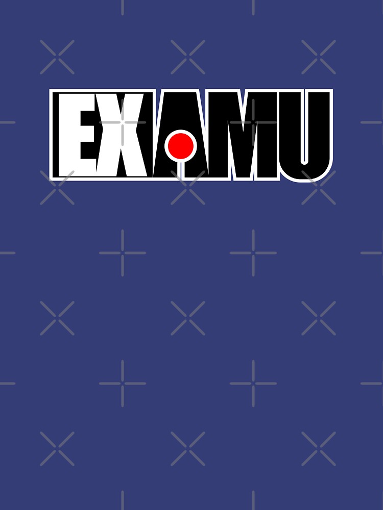 "Examu (エクサム) Logo" T-shirt for Sale by RubenCRM | Redbubble | japan t ...