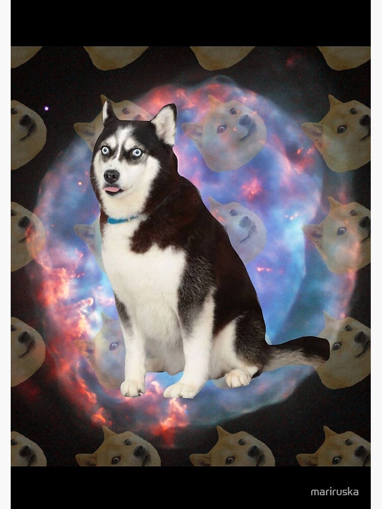 "Derpy Doge Dash" Spiral Notebook for Sale by mariruska | Redbubble