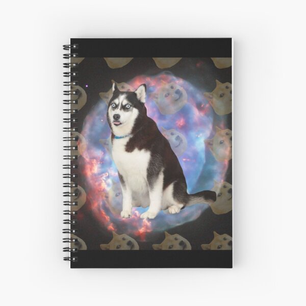 "Derpy Doge Dash" Spiral Notebook for Sale by mariruska | Redbubble