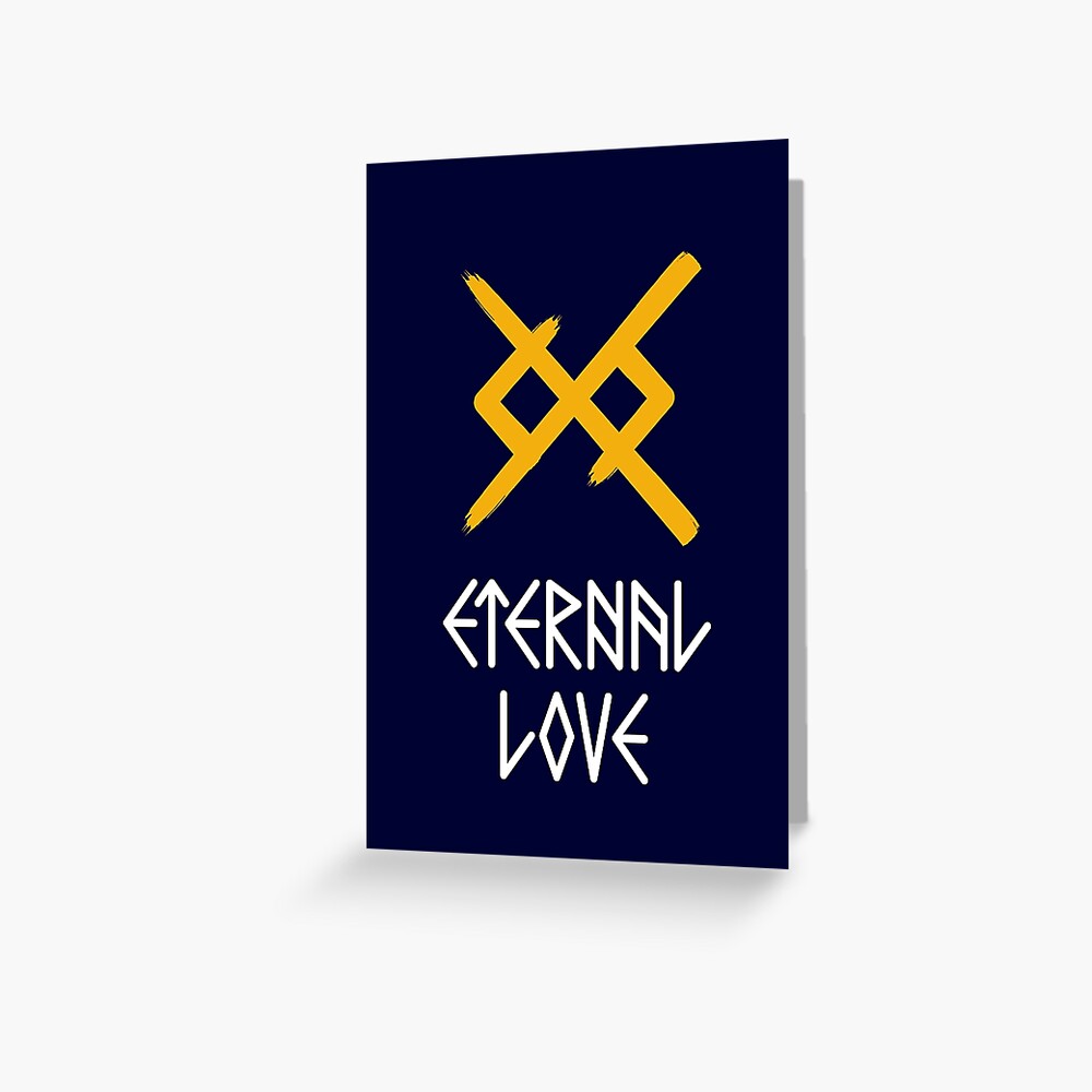 "Viking Eternal Love Rune" Greeting Card for Sale by neon-light | Redbubble