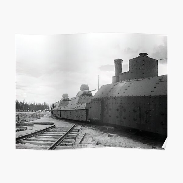 "Russian WW2 Armoured Train with T-34 Tank Turrets - Enhanced Hi Res ...
