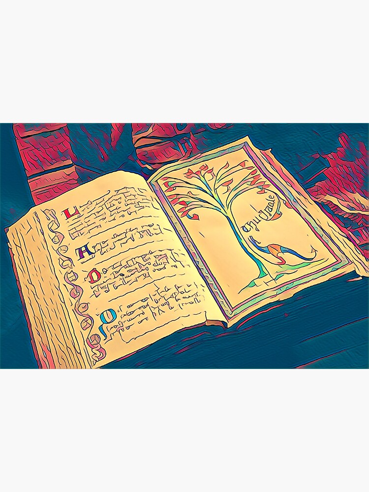 "Merlin's Spell Book" Sticker for Sale by jaune-eclatant | Redbubble