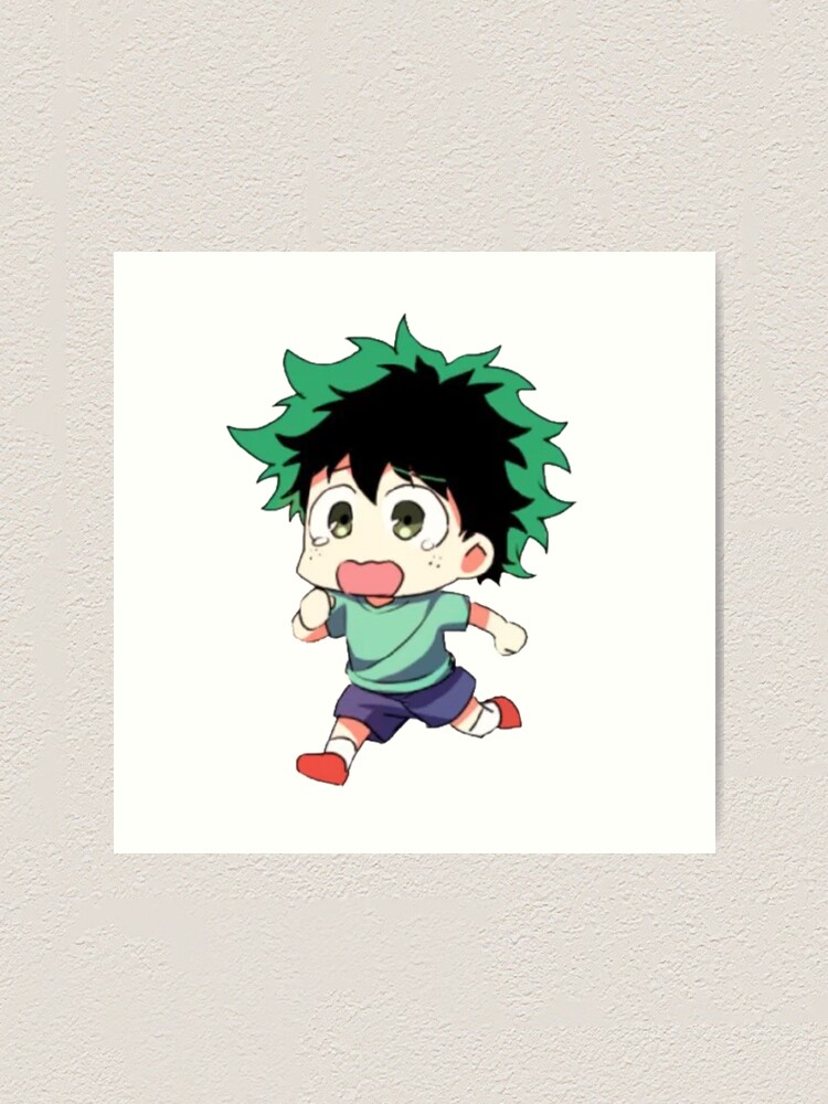 "MHA - Kid Deku " Art Print by pinkieseal | Redbubble