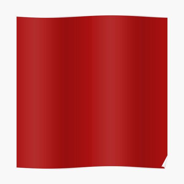"Cherry Red Solid Color" Poster by nessalunas | Redbubble