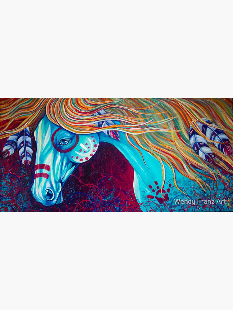 "War Pony" Sticker by WendyFranzArt | Redbubble