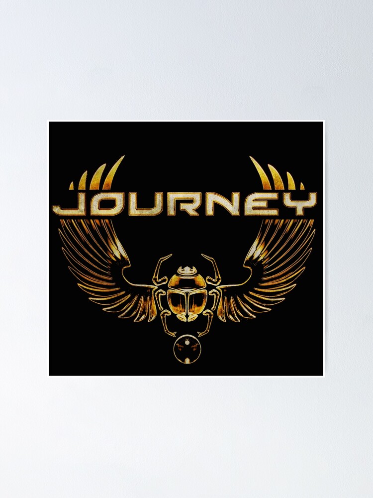 "journey into infinity golden distressed retro vintage band " Poster by ...