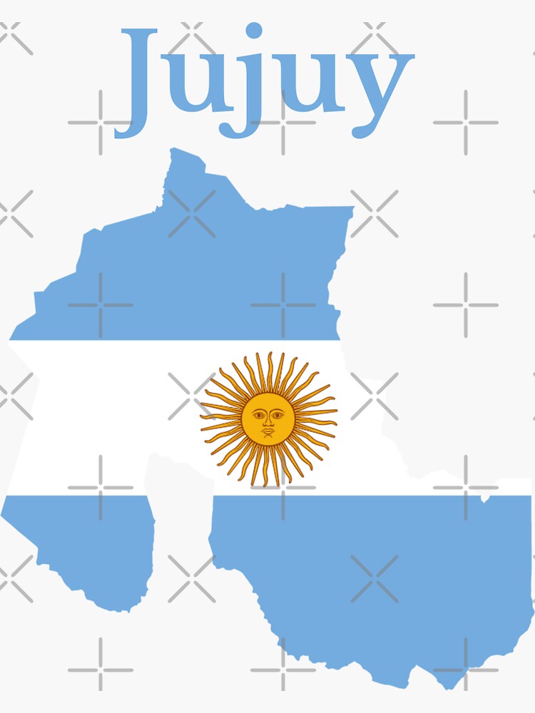 Pegatina for Sale con la obra «Diseño de la Provincia de Jujuy ...