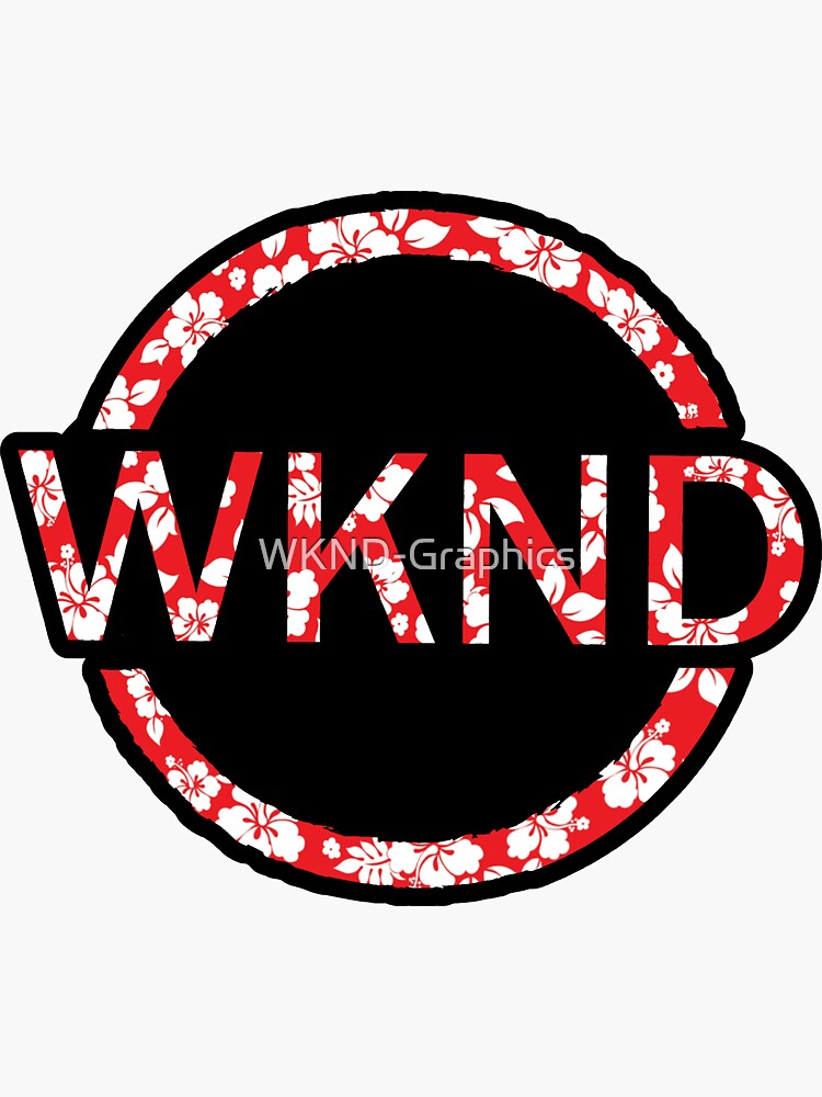 "WKND Logo" Sticker for Sale by WKND-Graphics | Redbubble
