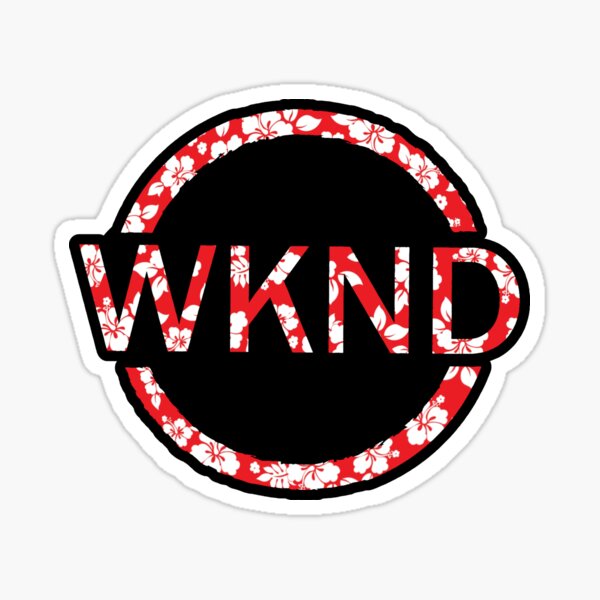 "WKND Logo" Sticker for Sale by WKND-Graphics | Redbubble