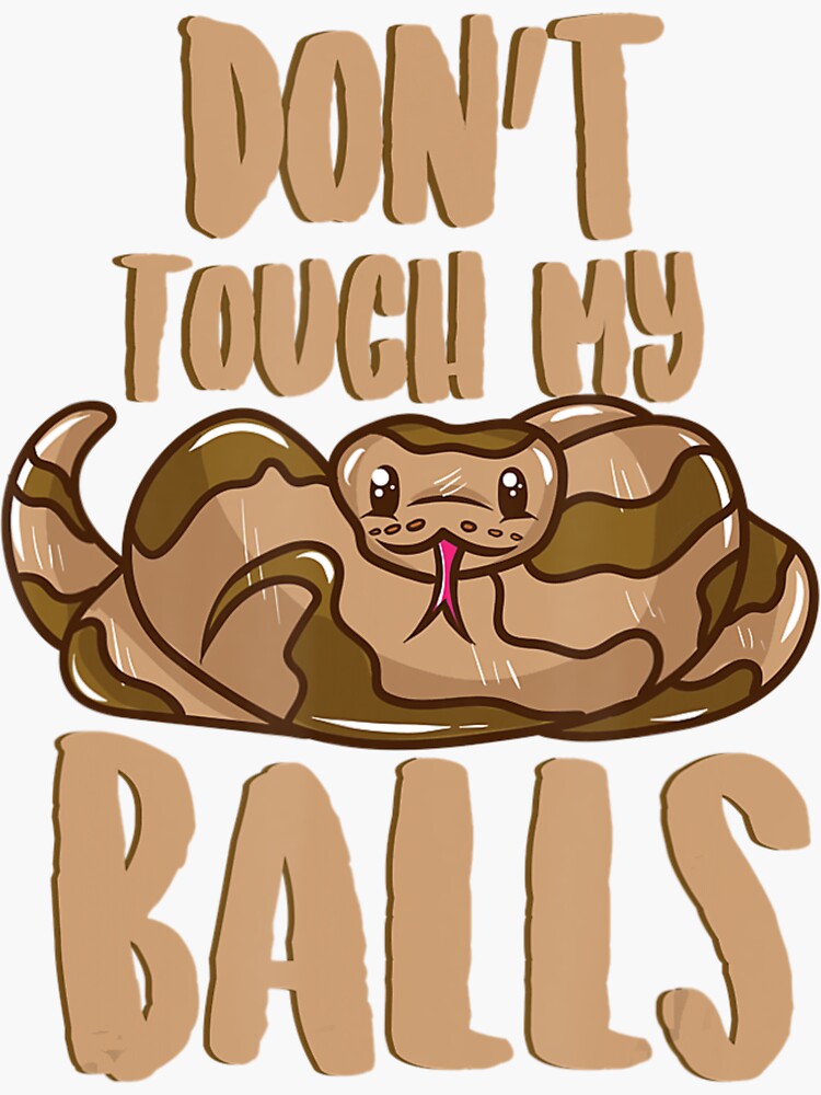 "Ball Python Snake" Sticker for Sale by MalindaKeeling | Redbubble