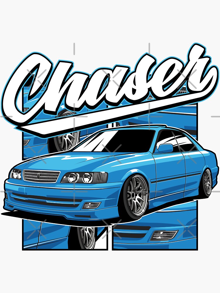 "Toyota Chaser x100" Sticker for Sale by shakotan | Redbubble