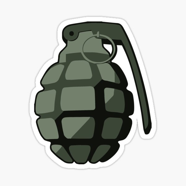 Grenade Stickers | Redbubble