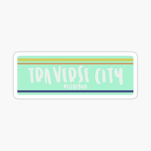 "Traverse City Michigan" Sticker by brookenich05 | Redbubble