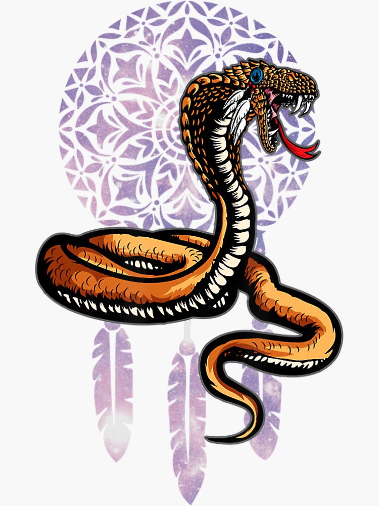 "Cobra Snake Spirit Animal Totem Indigenous Native American" Sticker ...