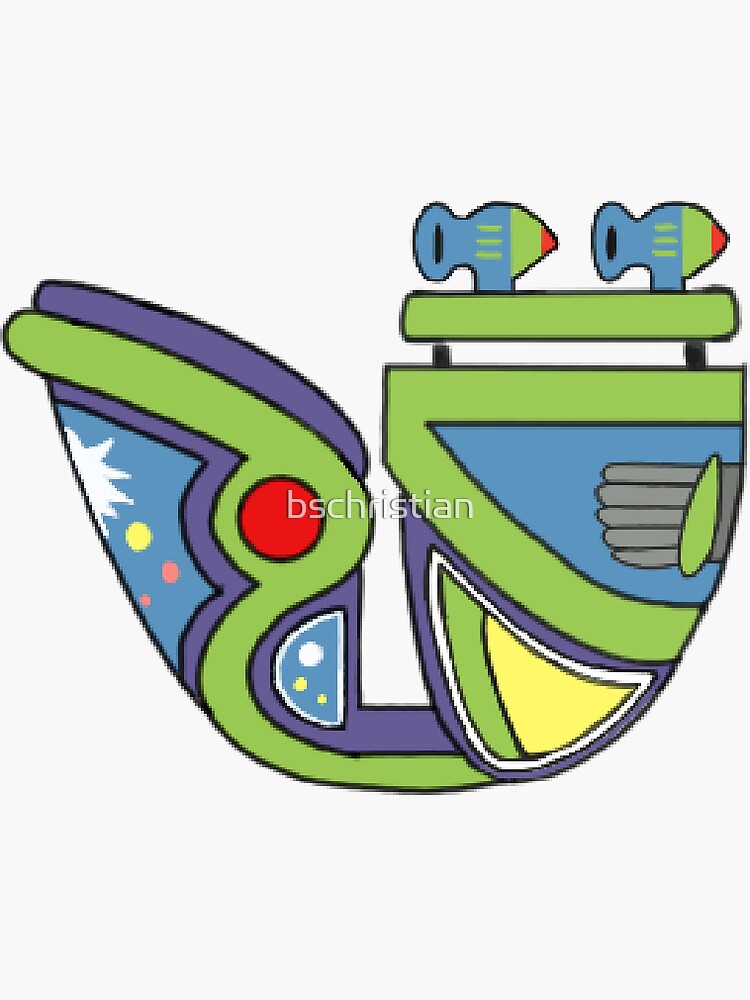 "Space Ranger Spin" Sticker for Sale by bschristian | Redbubble