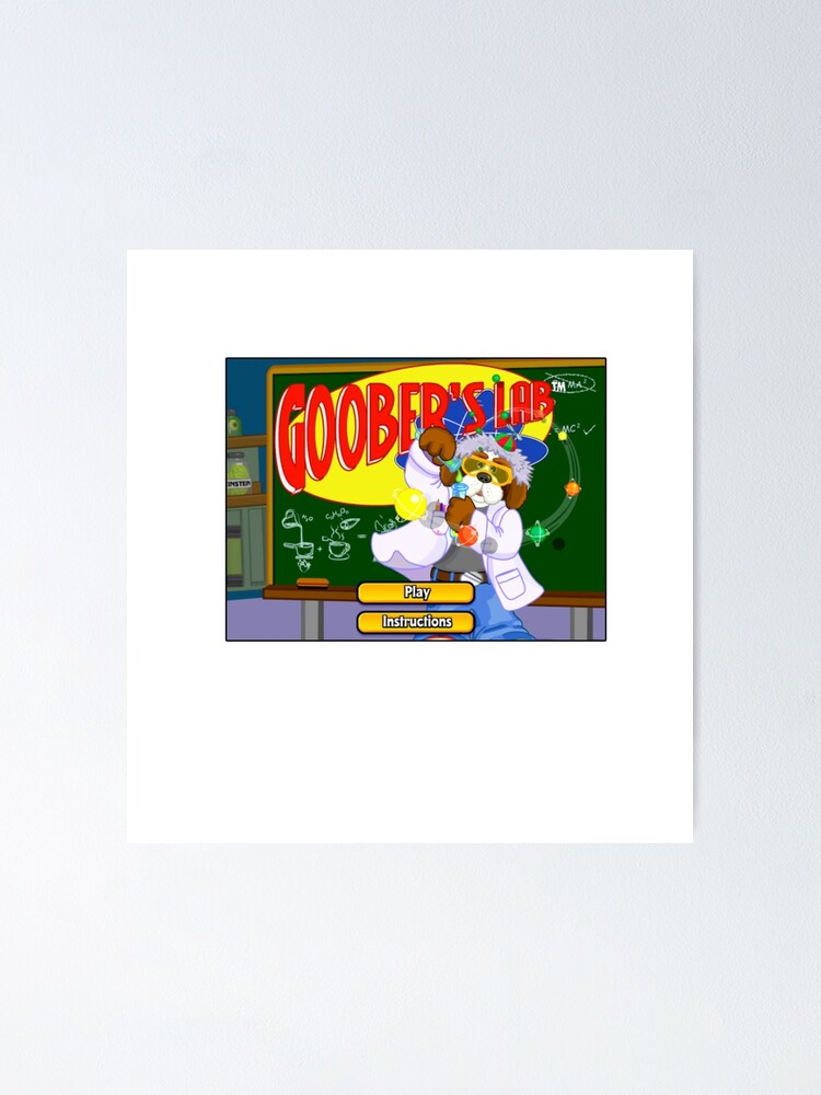 "Webkin Goober Lab Arcade Game" Poster for Sale by cherryblue | Redbubble