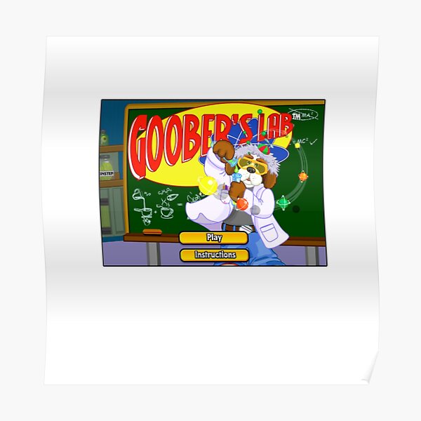 "Webkin Goober Lab Arcade Game" Poster for Sale by cherryblue | Redbubble