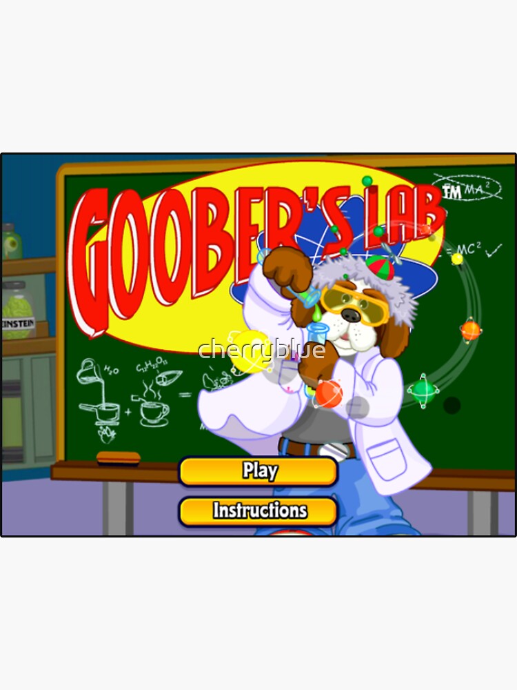 "Webkin Goober Lab Arcade Game" Sticker by cherryblue | Redbubble
