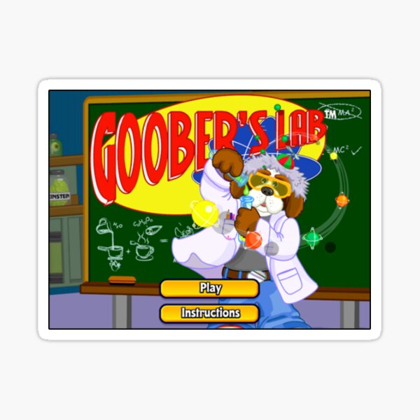 "Webkin Goober Lab Arcade Game" Sticker by cherryblue | Redbubble