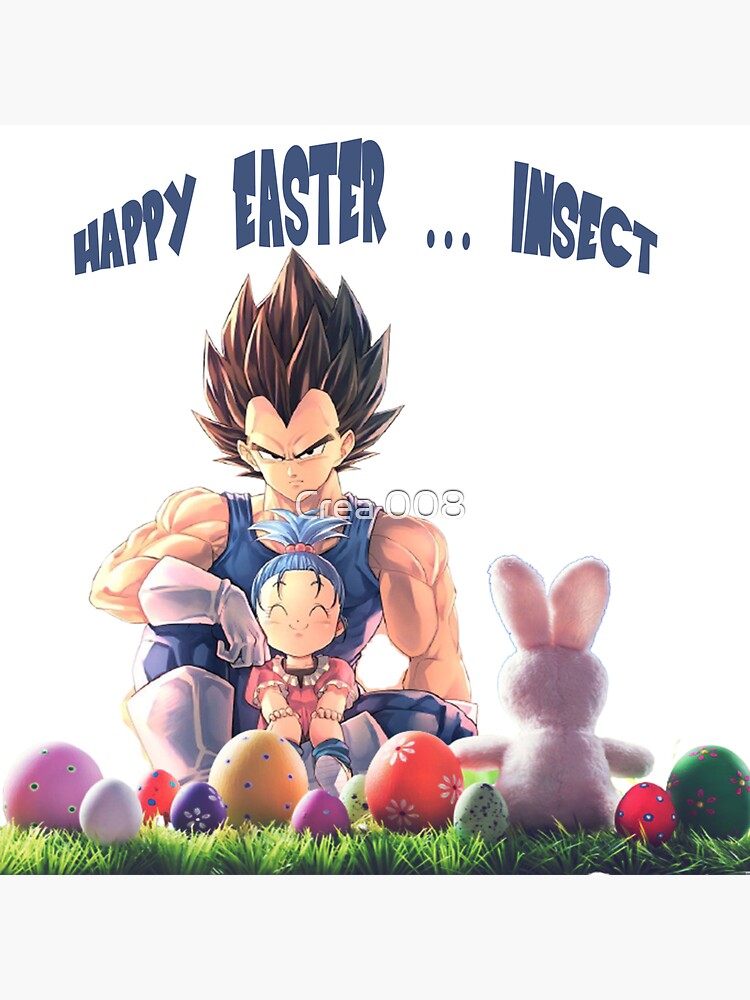 "dragon ball happy easter" Sticker for Sale by migue-agustin | Redbubble