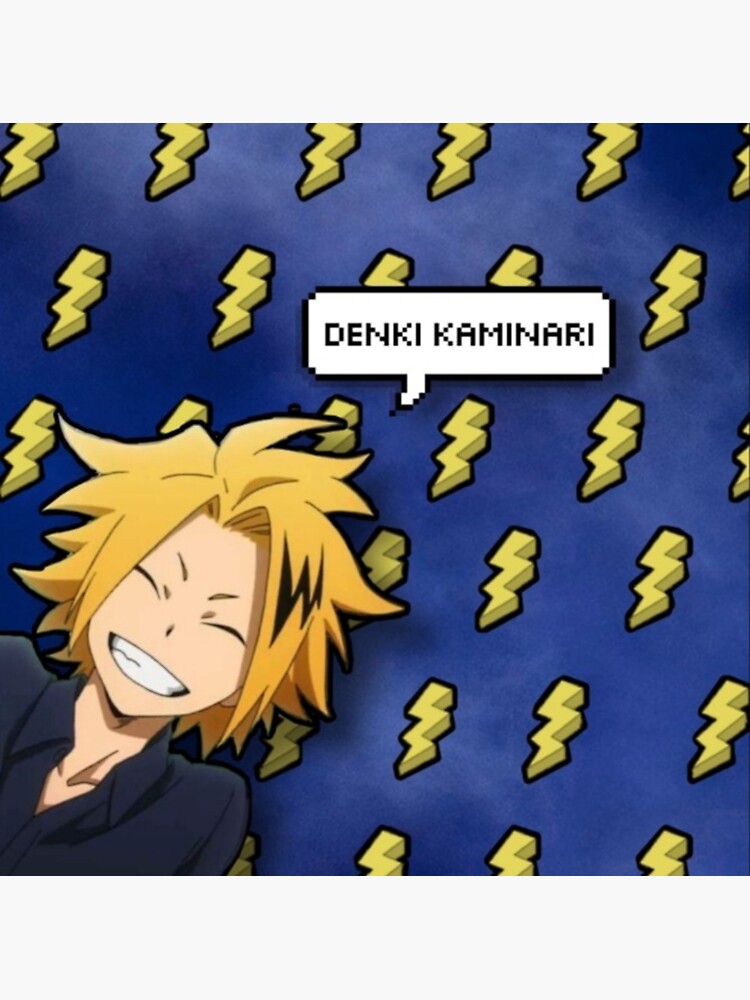 "Denki Kaminari Lightning " Poster for Sale by jess1403x | Redbubble
