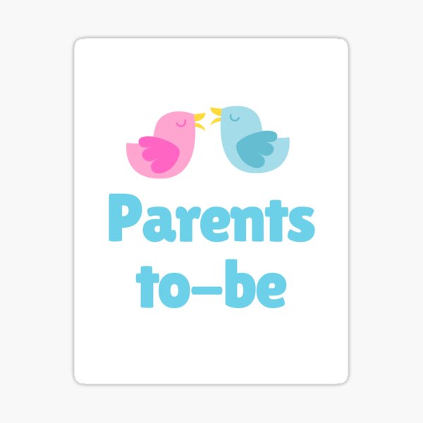 "Parents To Be" Sticker for Sale by popular | Redbubble