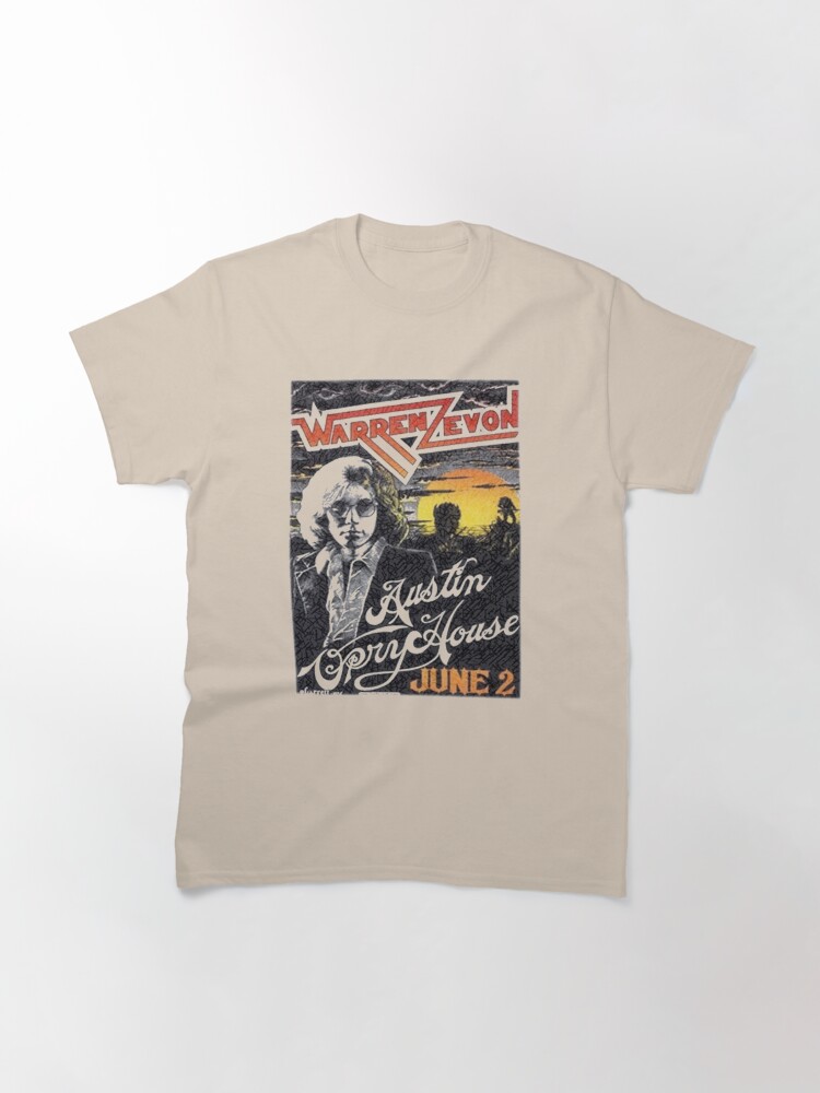 "Warren Zevon Vintage Concert Poster at the Austin Opry House" T-shirt ...