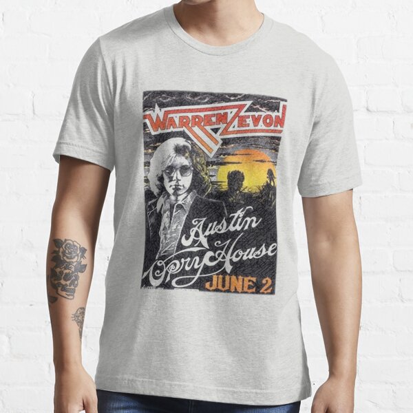 "Warren Zevon Vintage Concert Poster at the Austin Opry House" T-shirt ...