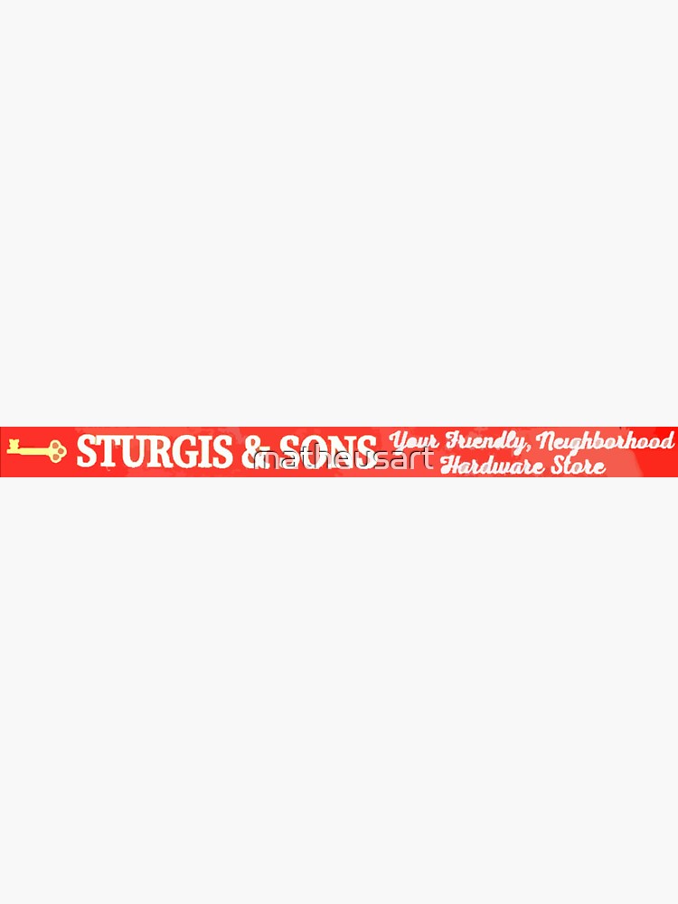 "Sturgis & Sons Logo" Sticker by matheusart | Redbubble