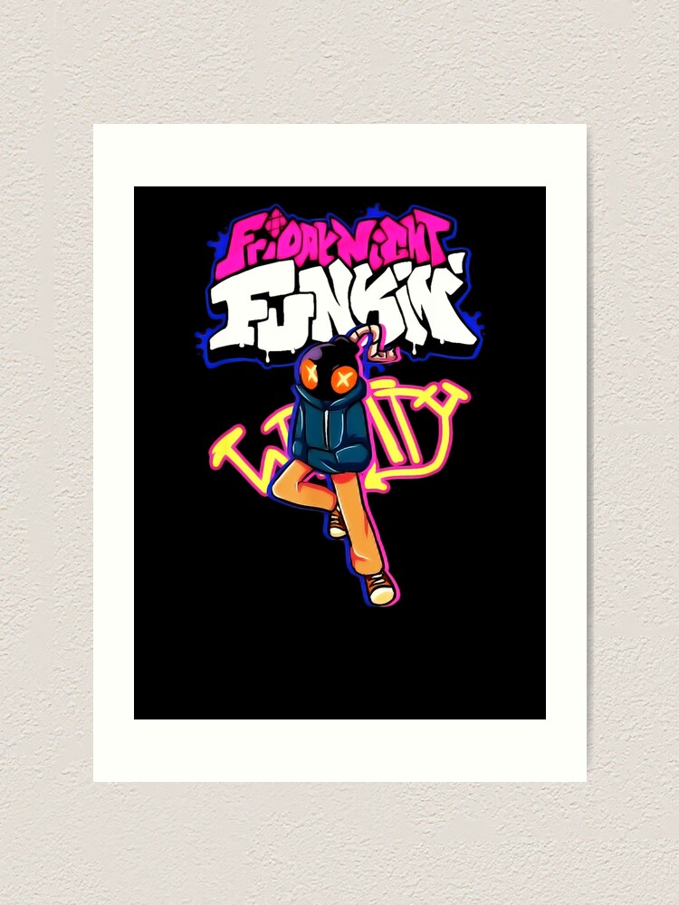 "Friday Night Funkin Whitty Sprite T-Shirt" Art Print by LefflerNunn ...