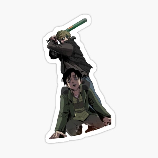 "Killing Stalking webtoon" Sticker for Sale by violetbubbles | Redbubble